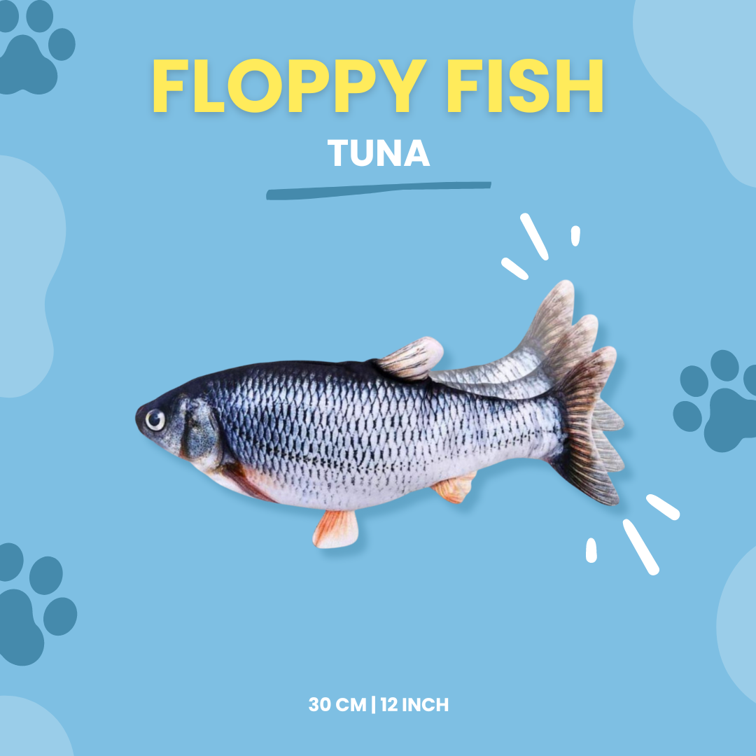 Floppy Fish™ - Interactive Dog Toy – HAPPIER DOGGO